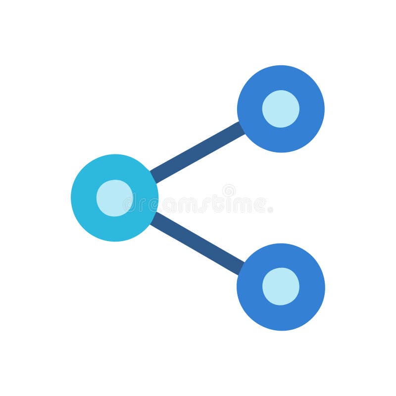 Icon Representing Network Connections Stock Vector - Illustration of ...