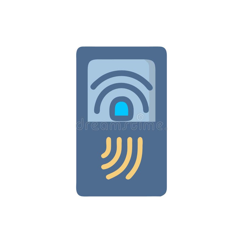 Icon of Biometric Scanner for Identification Purposes Stock ...