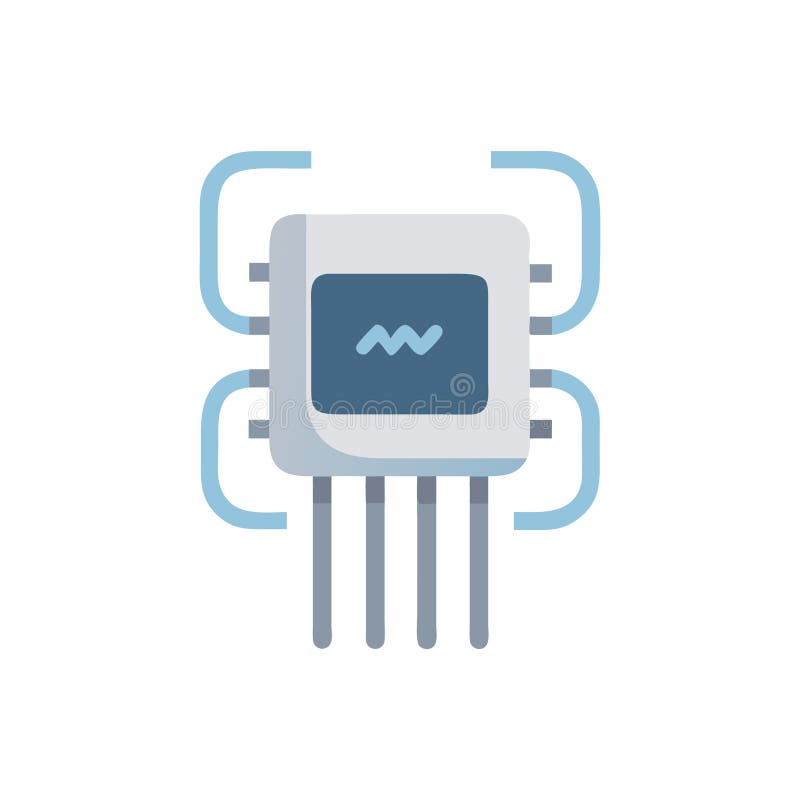 Icon of Current Sensor for Energy Management Stock Illustration ...