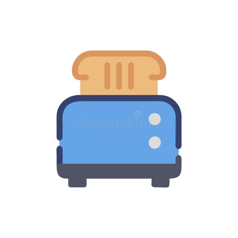 Efficient Bread Toaster Icon for Perfect Toast Stock Illustration ...