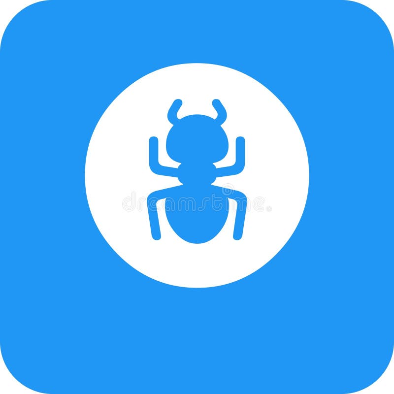 Icon Designed for Symbol of Insect Ant. Stock Illustration ...