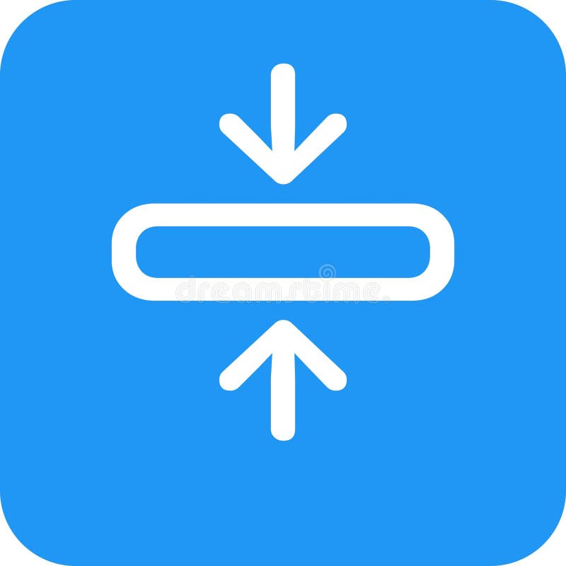 Symbol of Rectangle with Inversion Arrow Stock Illustration ...