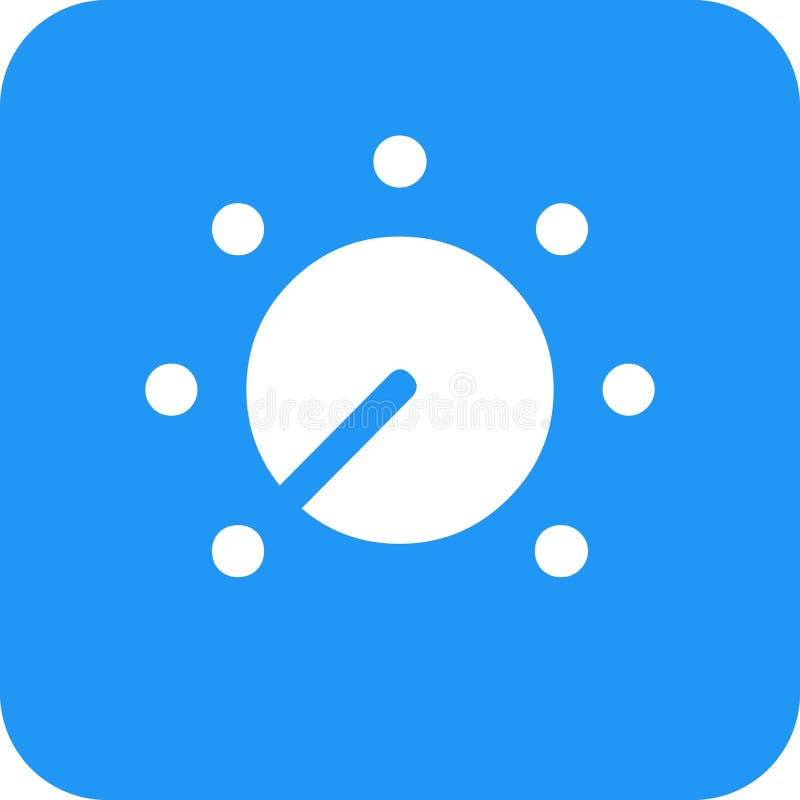 Icon Designed Which Represents Dial. Stock Illustration - Illustration ...