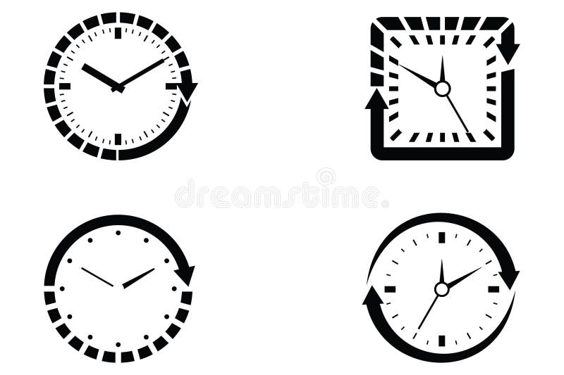 Comprehensive Collection of Clock Icons for Web and Mobile Applications ...