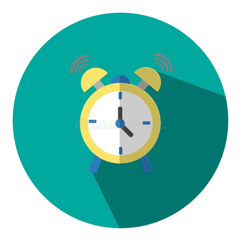 The Icon is a Desktop Alarm Clock Icon. Can Be Used in the Media Stock ...