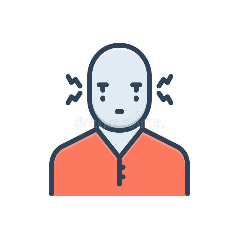 Color Illustration Icon for Desperate, Disappointed and Hopeless Stock ...