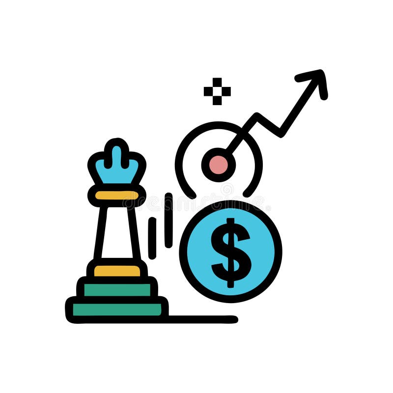 Icon for Developing Effective Investment Strategies Stock Vector ...
