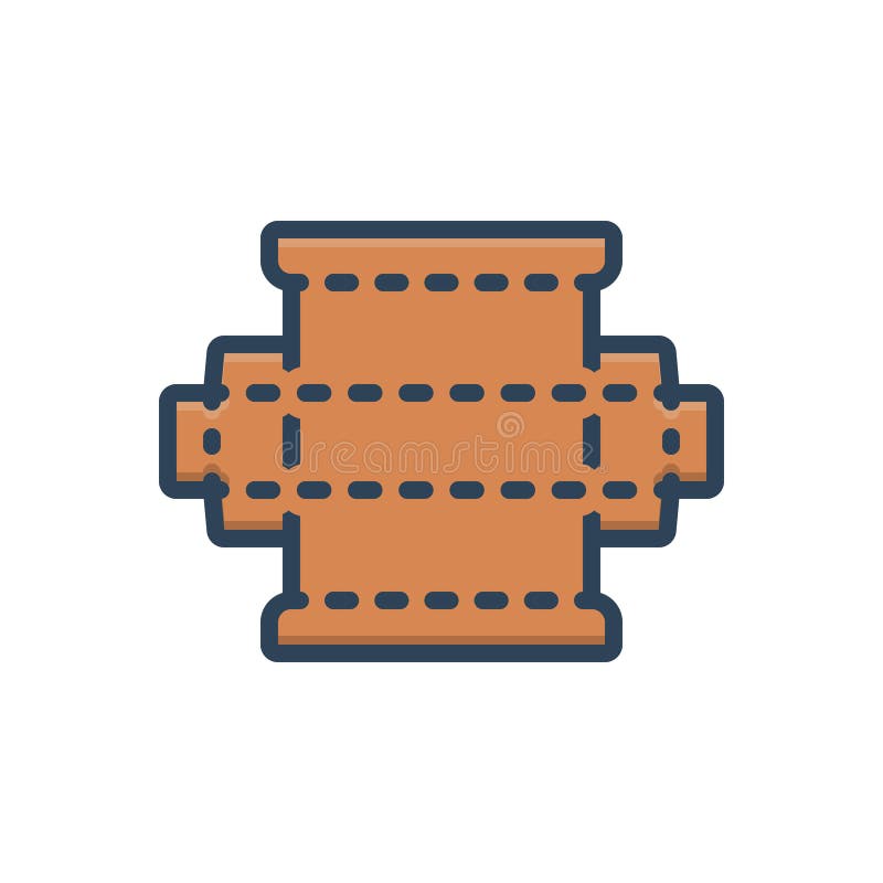 Color Illustration Icon for Dies, Diecut and Box Stock Vector ...