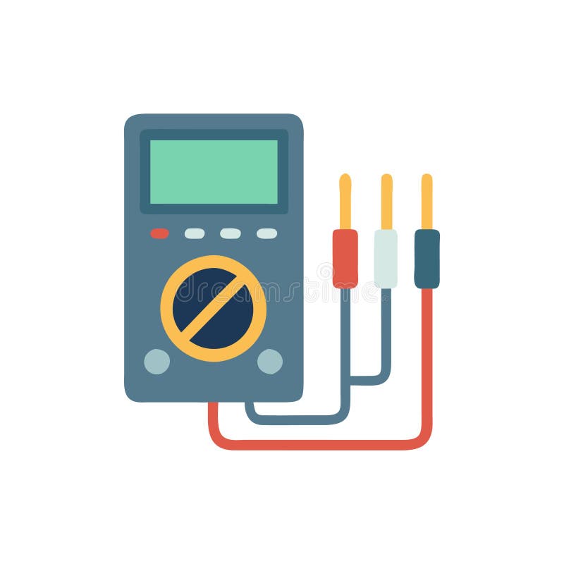 Icon of Digital Multimeter for Measurement Stock Illustration ...