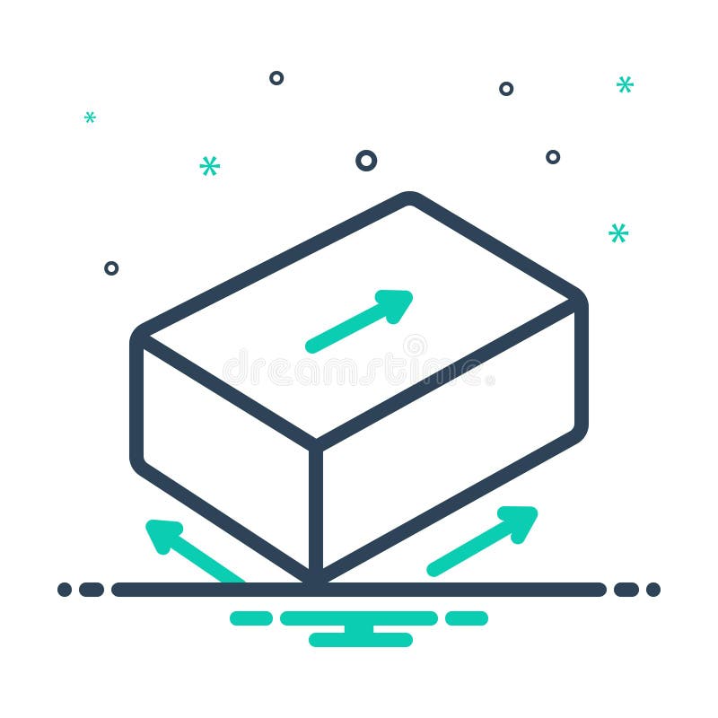 Mix Icon for Dimension, Width and Measurements Stock Vector ...