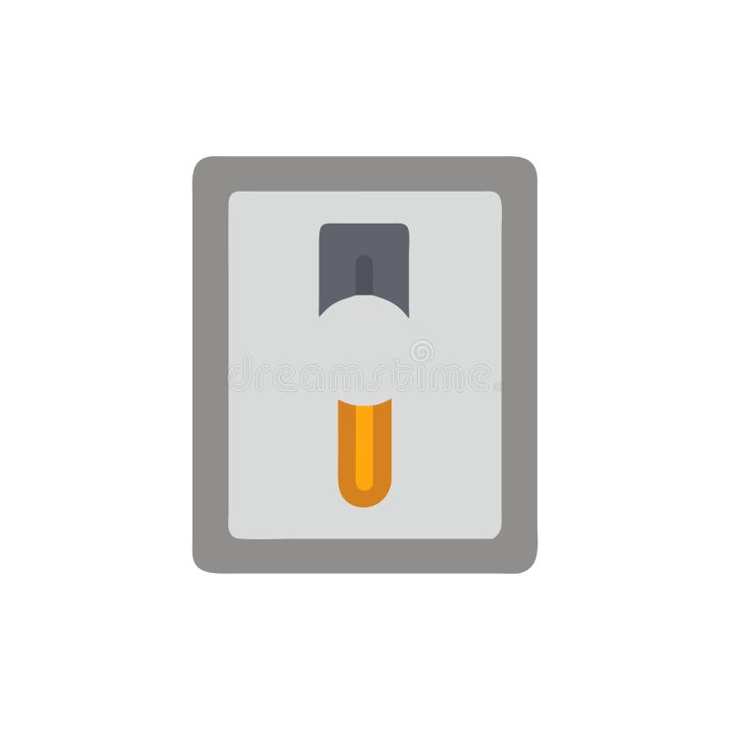 Icon of Dimmer Switch for Custom Lighting Stock Illustration ...
