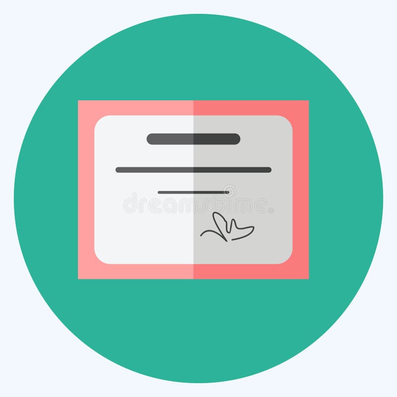 Icon Diploma. Suitable for Web Interface Symbol. Flat Style. Simple ...