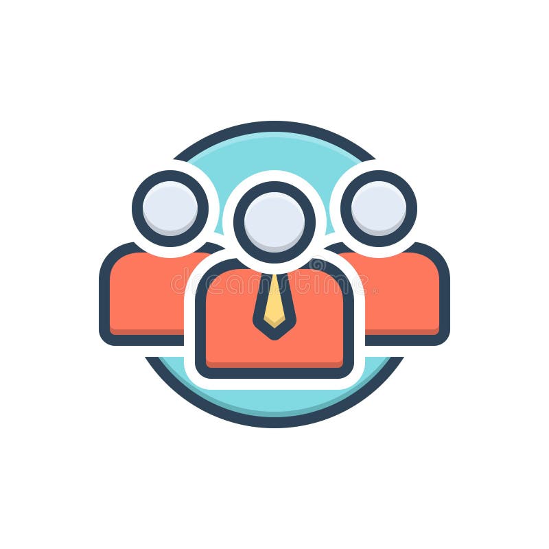 Color Illustration Icon for Disciplinary, Disciplinarian and Ordered ...