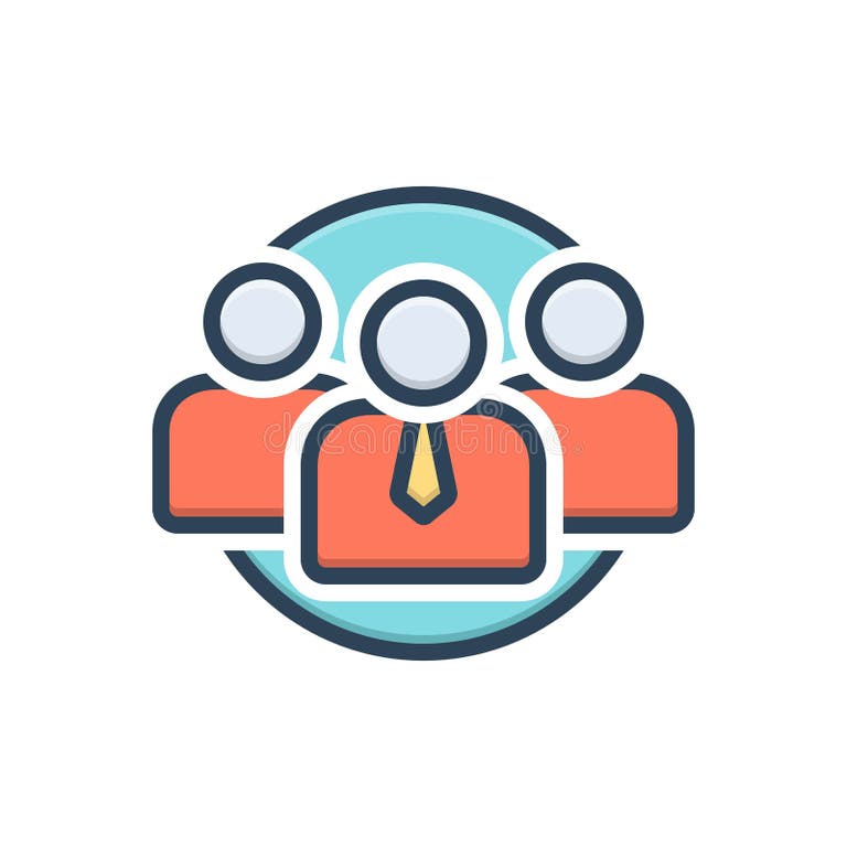 Color Illustration Icon for Disciplinary, Disciplinarian and Ordered ...