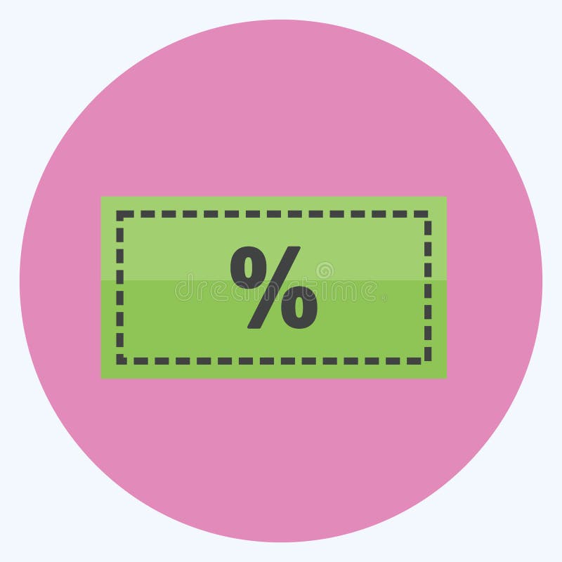 Icon Discount. Suitable for Digital Web Symbol. Flat Style. Simple ...