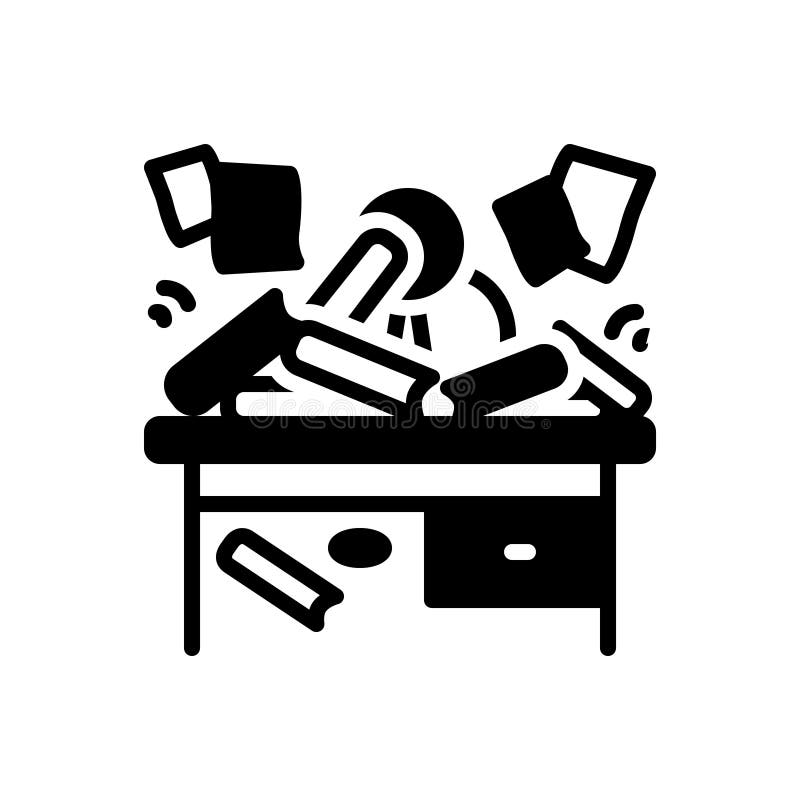 Mix Icon for Disorganized, Haphazard and Scrappy Stock Vector ...