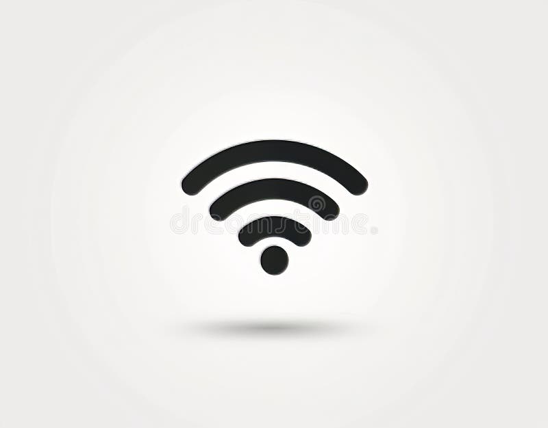 This Icon Displays the Wireless Wi-Fi Sign and Internet Connection ...