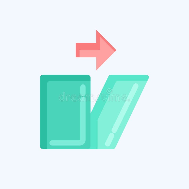 Icon Distortion. Related To Graphic Design Tools Symbol. Flat Style ...