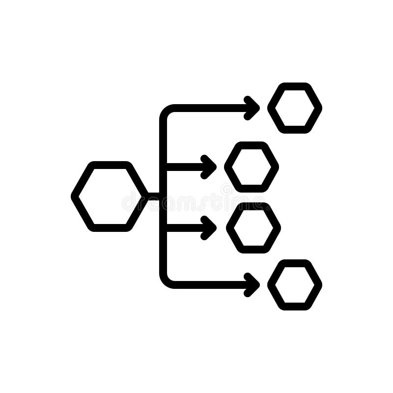 Distribution Channels Icon in Pattern Style Stock Illustration ...