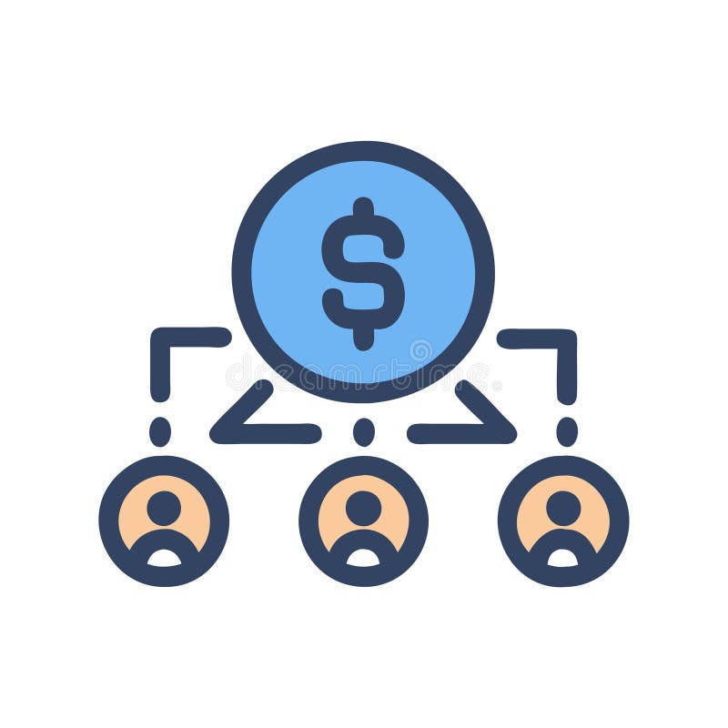 Icon for Diversification in Finance Stock Vector - Illustration of ...