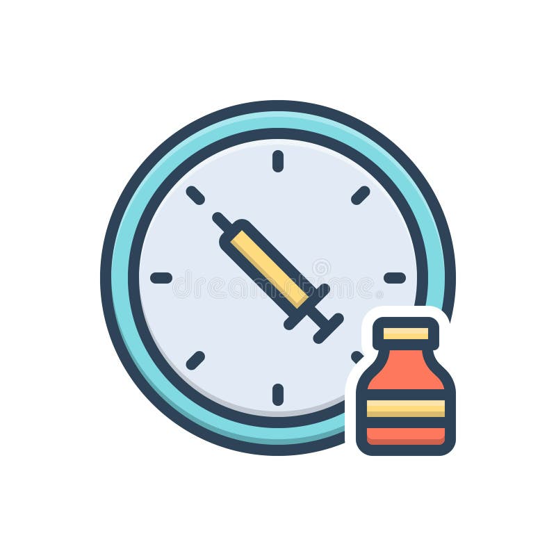 Color Illustration Icon for Dose, Capsule and Treatment Stock Vector ...
