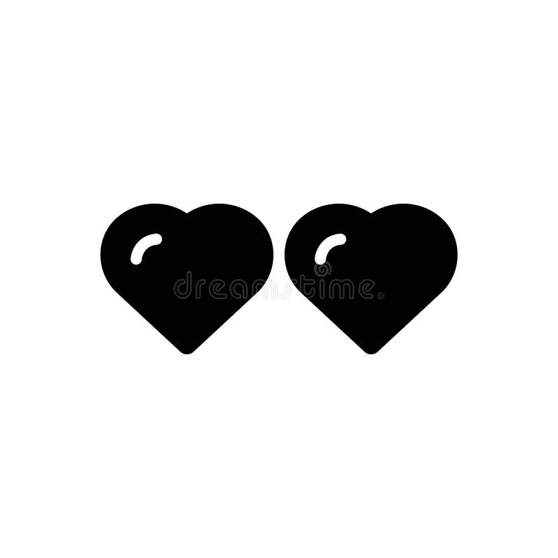 Black Solid Icon for Double, Twofold and Duplex Stock Vector ...