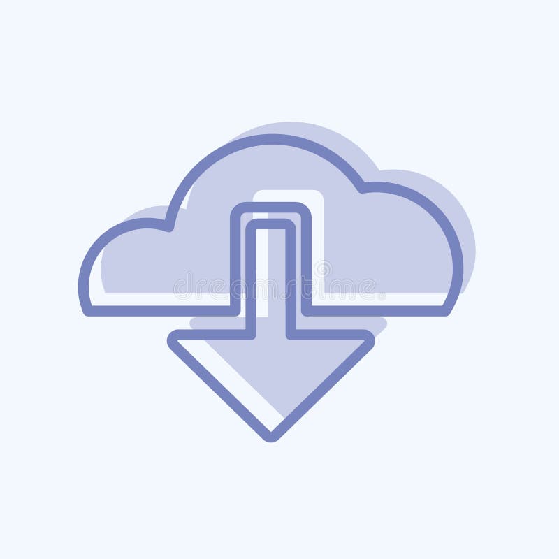 Icon Downloads. Suitable for Mobile Apps Symbol. Two Tone Style. Simple ...