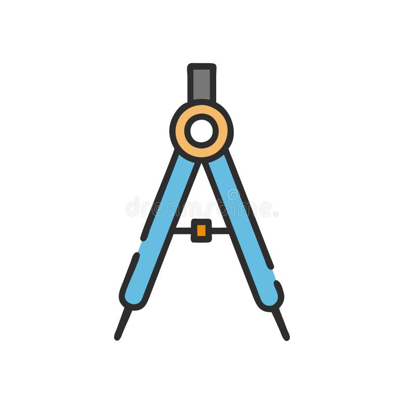 Icon for Drafting Instruments Stock Vector - Illustration of ...