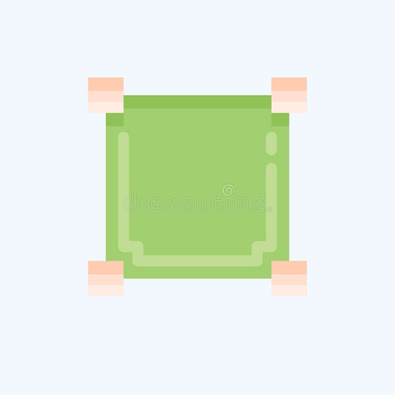 Icon Draw Square. Related To Graphic Design Tools Symbol. Flat Style ...