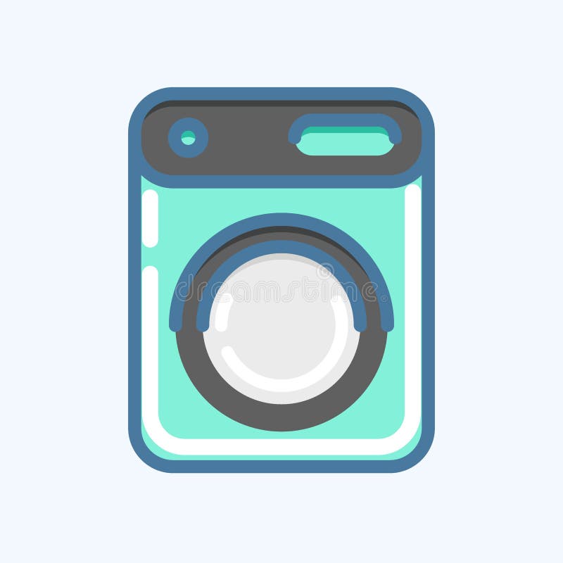 Icon Dryer. Related To Laundry Symbol. Hand Drawn Style. Simple Design ...