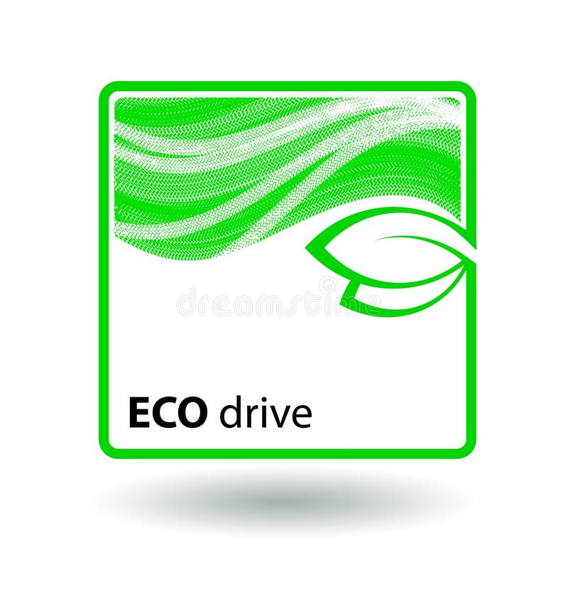 Icon eco drive. stock vector. Illustration of ecological - 66146145