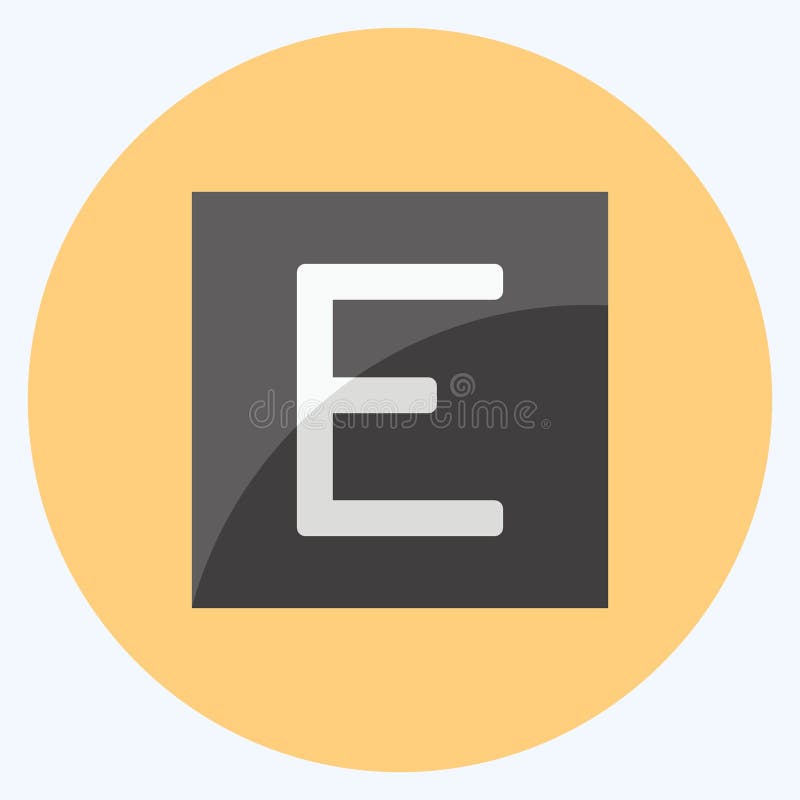 Icon Edge. Suitable for Mobile Apps Symbol. Flat Style. Simple Design ...