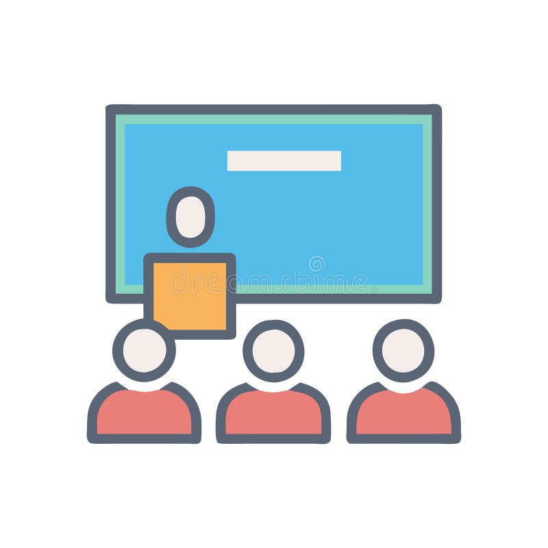 Icon for Educational Classrooms Stock Vector - Illustration of ...