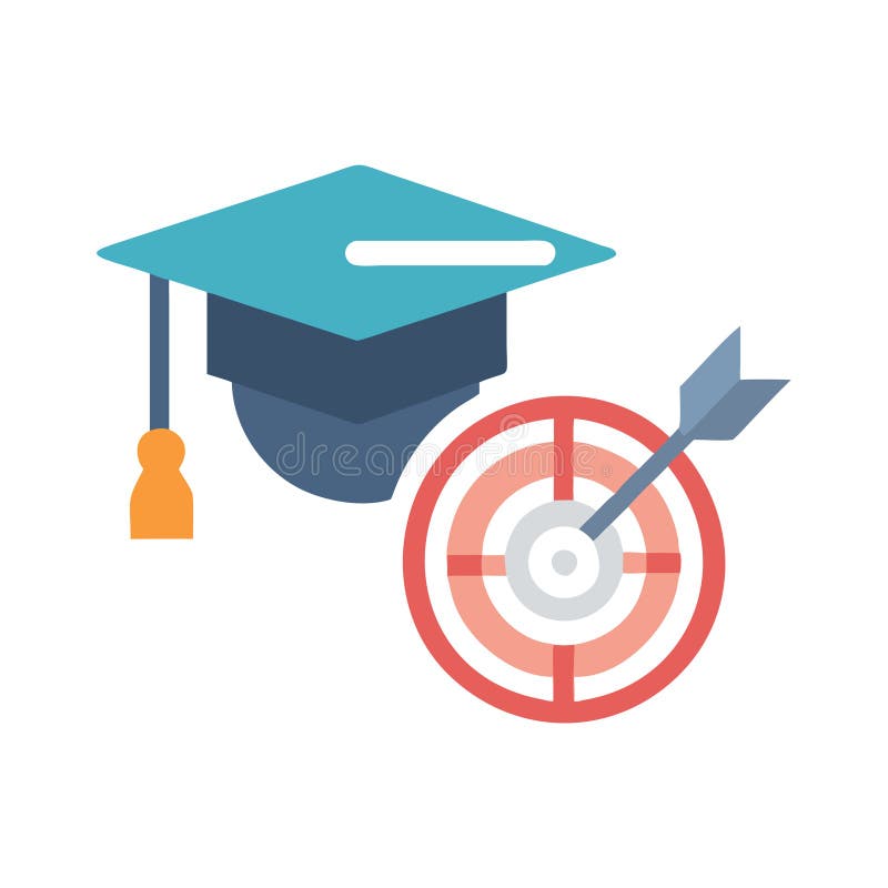 Icon for Educational Goals stock vector. Illustration of education ...