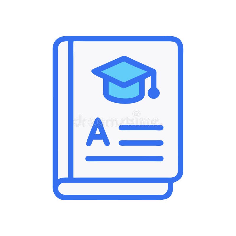 Icon for Educational Study Symbols Stock Vector - Illustration of line ...