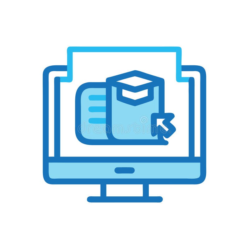 Icon for Educational Technology Stock Vector - Illustration of ...