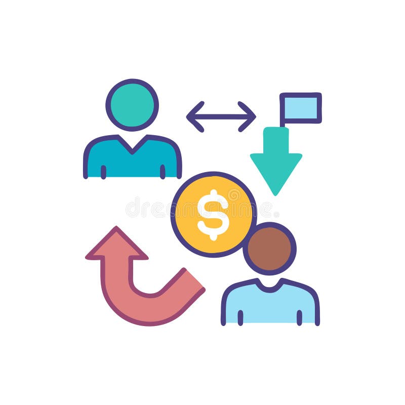 Icon for Effective Customer Acquisition Stock Image - Illustration of ...