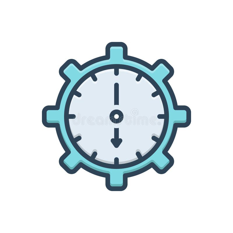 Color Illustration Icon for Effective, Effectual and Powerful Stock ...