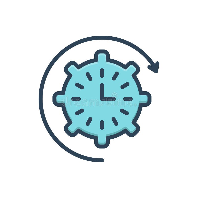 Color Illustration Icon for Effective, Emphatic and Effectual Stock ...