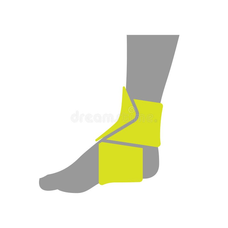 Icon of Elastic Orthopedic Compression Bandage for Stock Vector ...