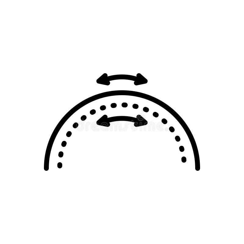 Elasticity Line Icon, Vector Pictogram Of Elastic Material. Skincare ...