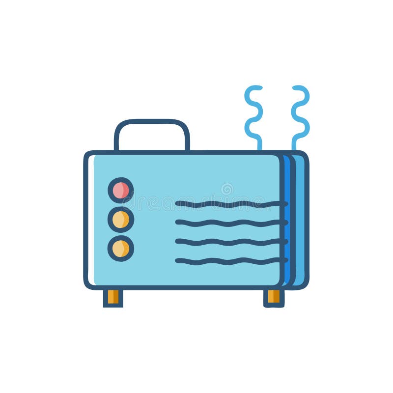Icon of Electric Pool Heater for Private Pools Stock Illustration ...