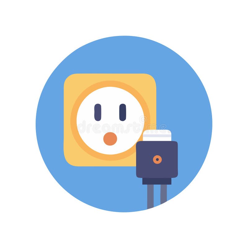 Icon for Electrical Outlets Stock Vector - Illustration of user ...