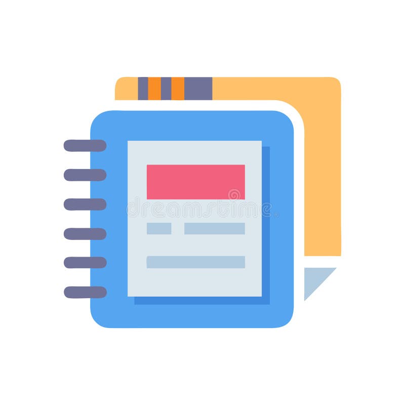 Icon for Electronic Notepads Stock Vector - Illustration of collection ...