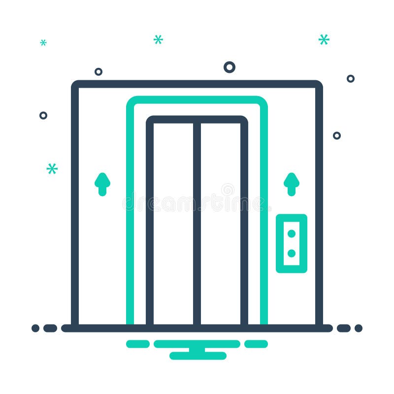 Elevator Floor Buttons. Control Panel Stock Vector - Illustration of ...