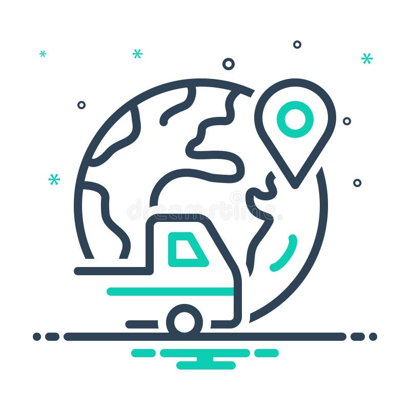 Mix Icon for Elsewhere, Somewhere and Otherwhere Stock Vector ...