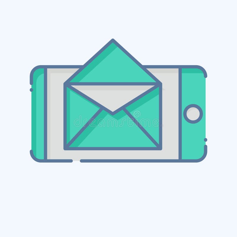 Icon Email. Related To Post Office Symbol. Doodle Style. Simple Design ...