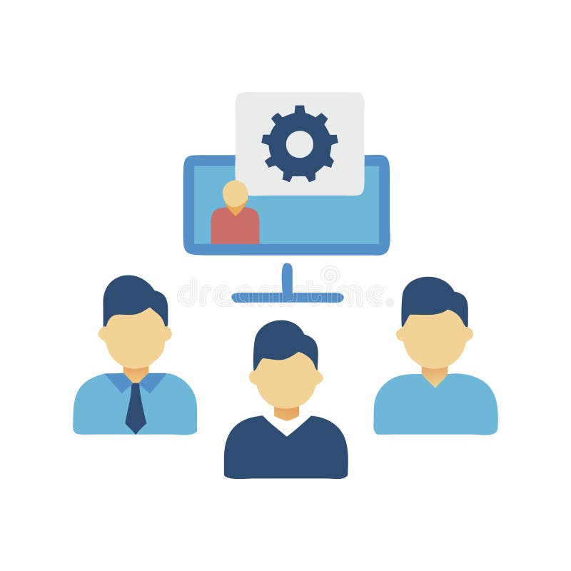 Icon for Employee Training Strategy Development Stock Vector ...