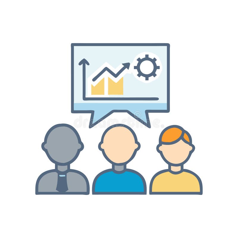 Icon for Employee Training Strategy Overview Stock Vector ...