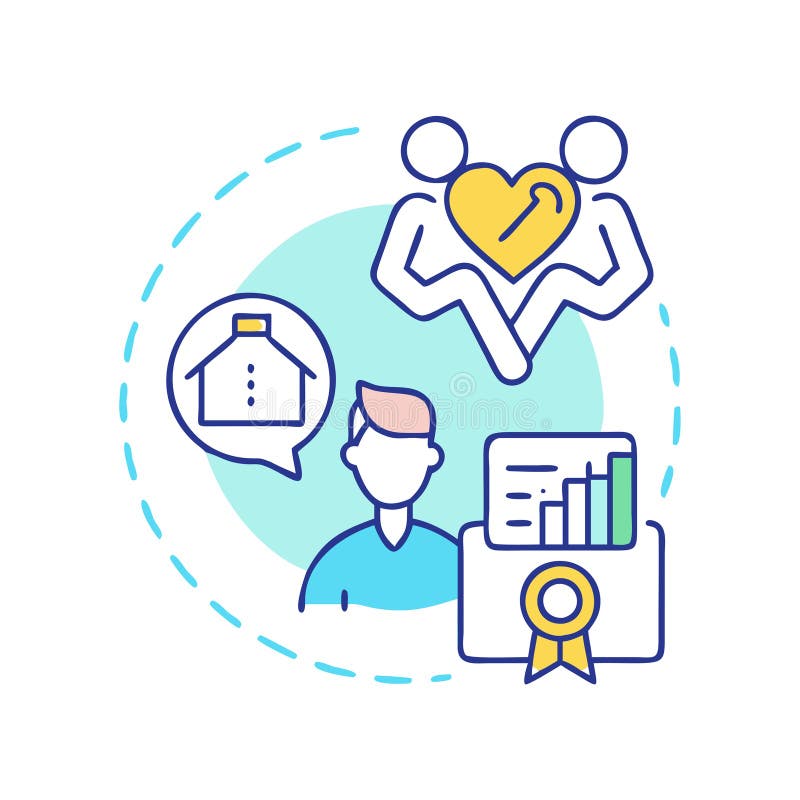 Icon for Employee Wellness Program Initiatives Stock Vector ...